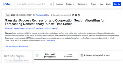 Gaussian Process Regression And Cooperation Search Algorithm For