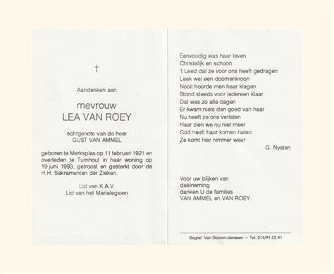 Turnhout Van Vroeger Familie Van Roey