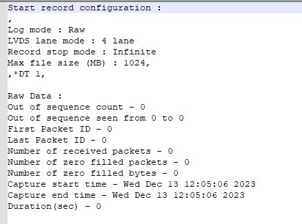 DCA EVM Stuck With Header Path Error And Lvds Path Error LEDs On Datacard Does Not Save Any