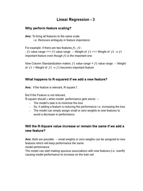 Linear Regression 3 Pdf