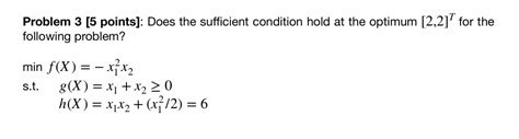 solved problem 3 [5 ﻿points] does the sufficient condition