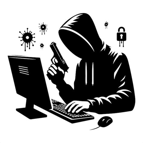 computer hacker computer hacker vector computer hacker silhouette