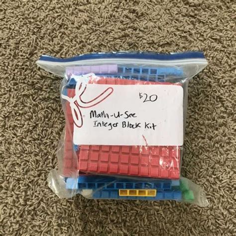 best math u see integer block kit for sale in airdrie alberta for 2024