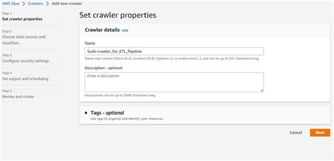 build a serverless etl pipeline on aws sudo