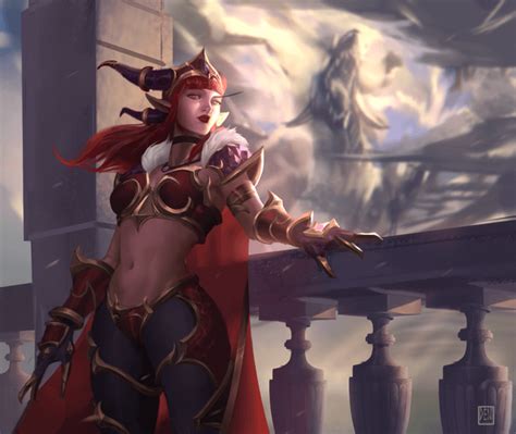 Alexstrasza The Dragon Queen Fanart Made By Me R Wow