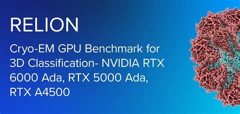 Relion Gpu Benchmarks For 3d Classification Nvidia Rtx 6000 Ada Rtx 5000 Ada Rtx A4500 Gpus