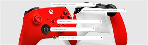 Control Inalámbrico Pulse Red Para Xbox Series X S Xbox One Y