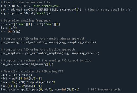 How To Compute Power Spectrum Density Psd From Time Series Data Using Python Andor Ncode