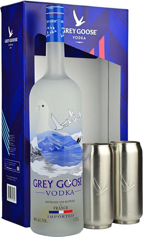 Grey Goose Vodka Magnum T Set With Complimentary Soda Cans 1 75 Litre