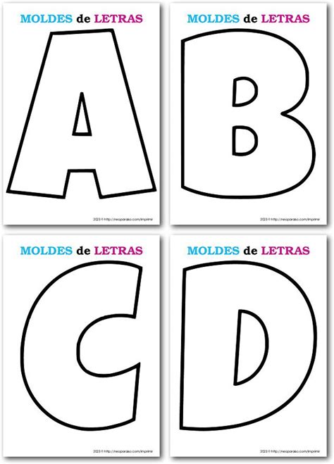 Free Pdf Cut Out Letter Moulds