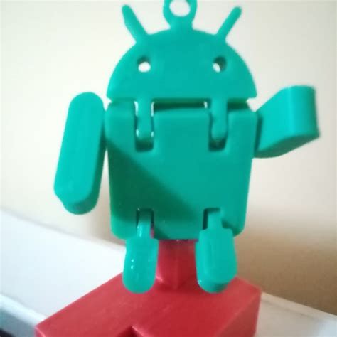 Download Free Stl File Android Keychain • Design To 3d Print ・ Cults