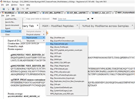 How To Use Feature Finder In Peptides Based Workflows Protein Metrics