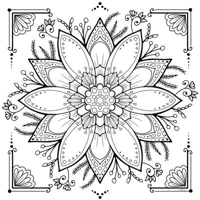 40 Flower Mandala Coloring Pages Free And Printable