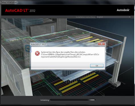 Solved AutoCAD LT Installation Error Autodesk Community