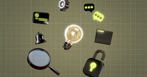 Floating Icons Ui And Ux 3d Incl Icon And Car Envato