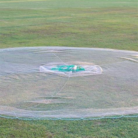 12 Ft Top And Bottom Pocket Cast Net 1 Mono Mesh Chain Bottom