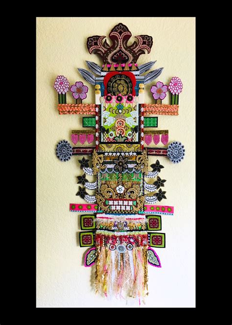 Layered Fabric Assemblage E Class Instant Download