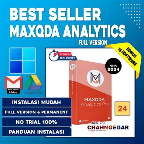 Jual Full Work Maxqda Analytics Pro 2024 V2441 Full Version Software Analisis Statistik
