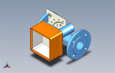 金属浮子流量计dn50iges模型图纸免费下载 懒石网