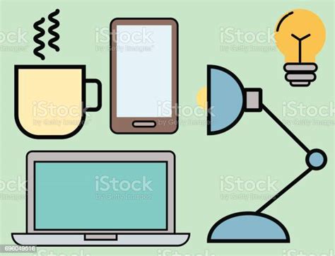 교육 학교 벡터 그림 웹 개요 아이콘 설정 대학 교육 대학원 기호 개념에 대한 스톡 벡터 아트 및 기타 이미지 개념 공부 과학 Istock