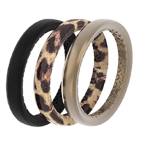 Groove Life R9 126 08 Round Womens Stackable Rings Assorted — Life