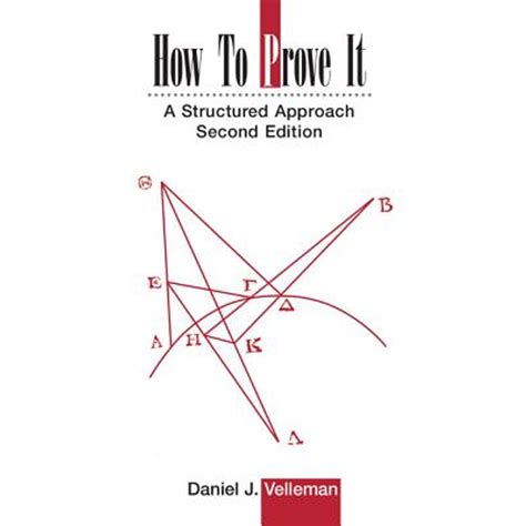 Pre Owned How To Prove It A Structured Approach Paperback By Daniel J Velleman