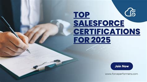 Top Salesforce Certifications For 2025 Forceperformers