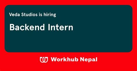 Workhub Nepal On Linkedin Backend Intern