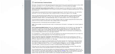 solved lab exercise instructions reminder all programming