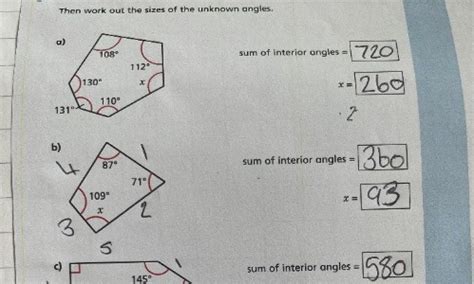 Trinity Academy New Bridge Calculating Missing Angles