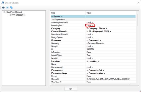 Cant Get Bounding Box Or Geometry From Linked Structural Connection