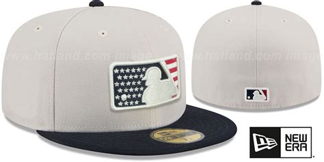 Mlb Umpire 2024 July 4th Stars N Stripes Fitted Hat