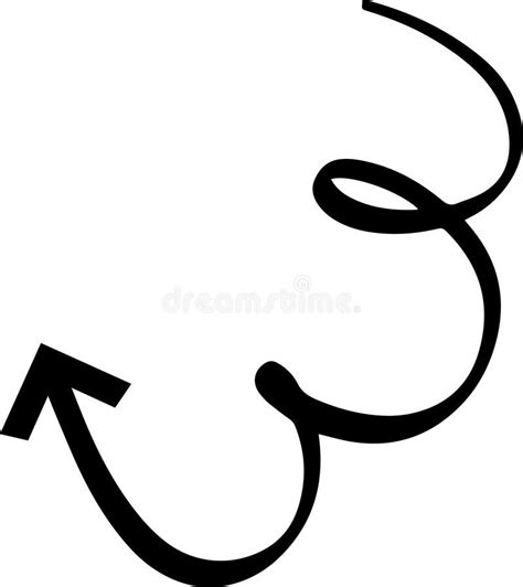 Continuous Line Drawing Creating A Curved Arrow Pointing Upwards Representing A Winding Journey