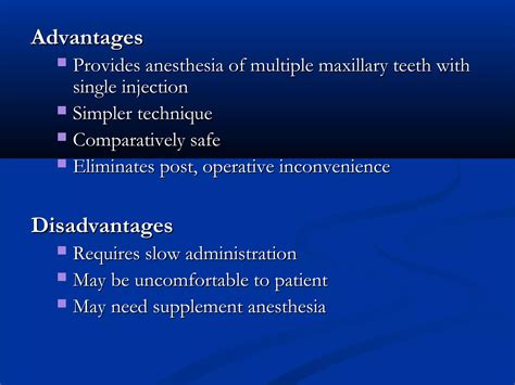 Maxillary Injection Technique Ppt