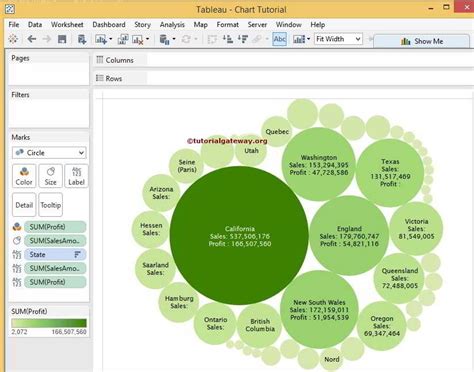 Packed Bubble Chart Ponasa