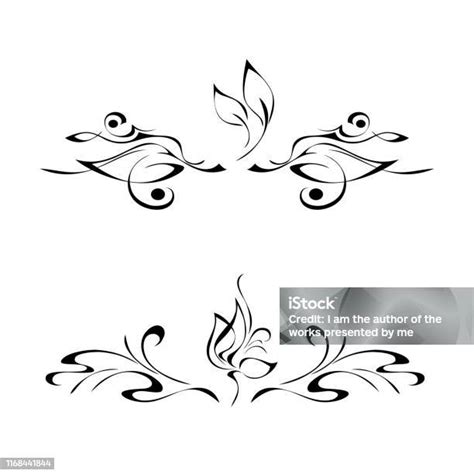 Ornamen Simetris 10 Ilustrasi Stok Unduh Gambar Sekarang Alam Aneh