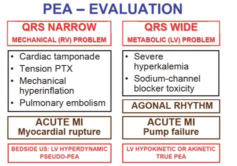 Beyond Acls A New Pulseless Electrical Activity Algorithm Rebel Em