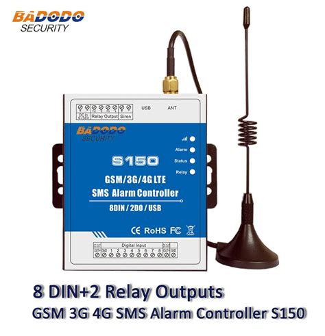 Badodo GSM 3G 4G SMS Remote Alarm Controller Remote Pump Controller Wireless Intruder Security