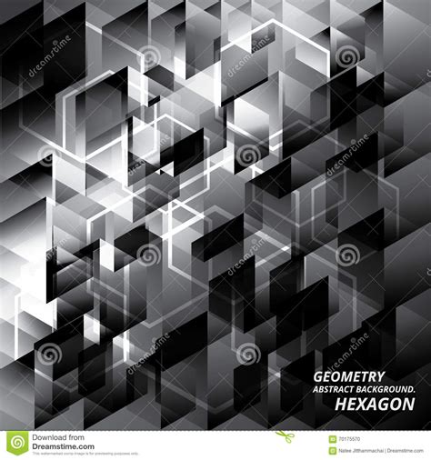 Geometry Abstract Background Pattern Hexagon Vector Illustration Stock Vector Illustration Of