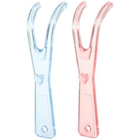 Healifty Dental Floss Holder For Teeth 2 Pack Reusable Reusable Floss