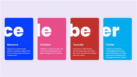 Adobe XD Hover Animation Behance