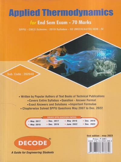 Decode Applied Thermodynamics Mechauto Sem 4 Sppu Anup Goel Siddu
