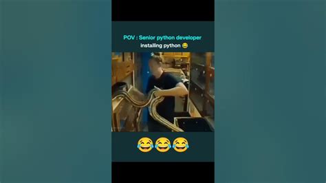 Python Comedy Means Shorts Funny Youtubeshorts Comedy Developer