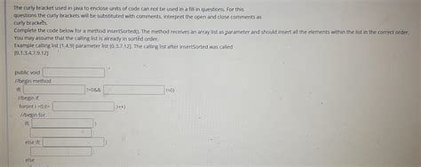 The Curly Bracket Used In Java To Enclose Units Of