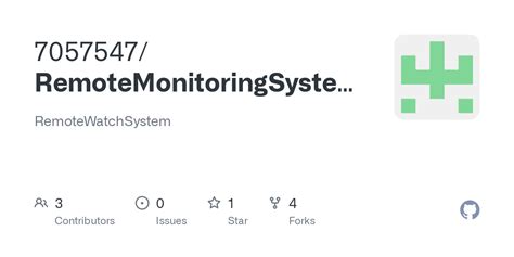 GitHub RemoteMonitoringSystem RemoteWatchSystem