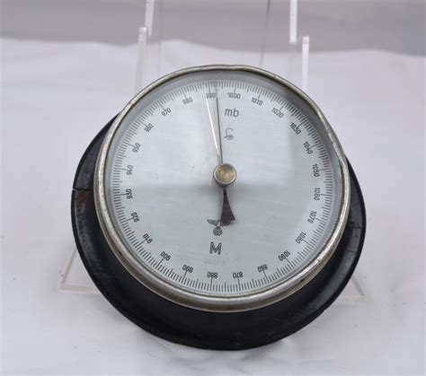 Kriegsmarine German Nazi Ww2 Lufft Rare Genuine Barometer Ship Or Uboat