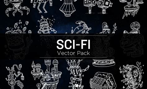 Sci Fi Vector Pack By Justin Will For Go Media