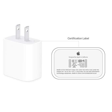 Apple USB C 18W Power Adapter Sinin