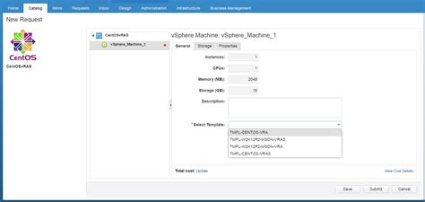 Request Iaas Blueprint 2 2vsteaks