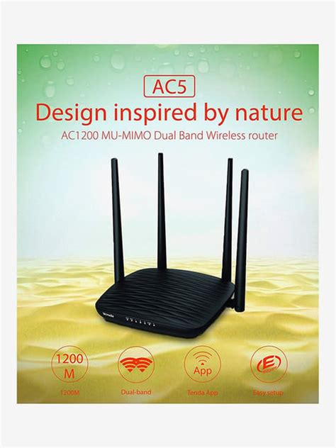 Buy Tenda Ac Ac Mbps Smart Wireless Dual Band Router Online At Best Price Tata Cliq